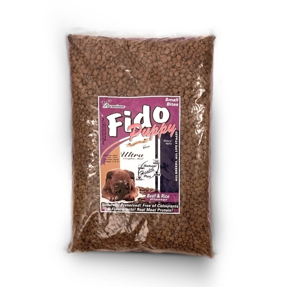 Fido Puppy Beef & Lamb Small breeds, high protein (Small pellets) - K9 ...
