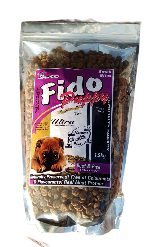 Fido Puppy Beef & Lamb Small breeds, high protein (Small pellets) - K9 ...